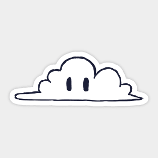 white cloud stickers