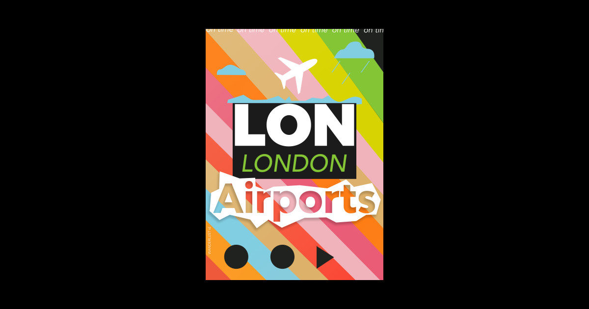 LON modern London - British - Posters and Art Prints | TeePublic