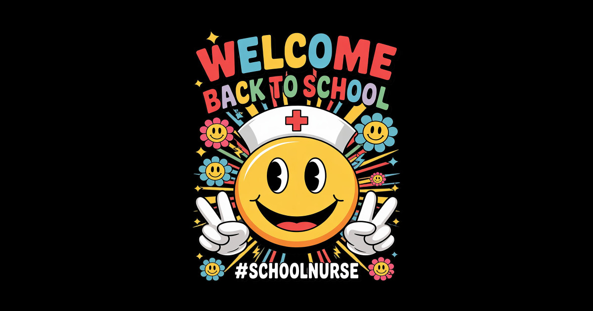School Nurse Welcome Back – Smiley Peace Sign - School Nurse Welcome ...
