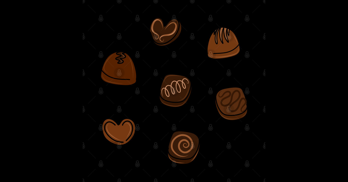 Fancy Gourmet Chocolate Truffles Cartoon, made by EndlessEmporium ...