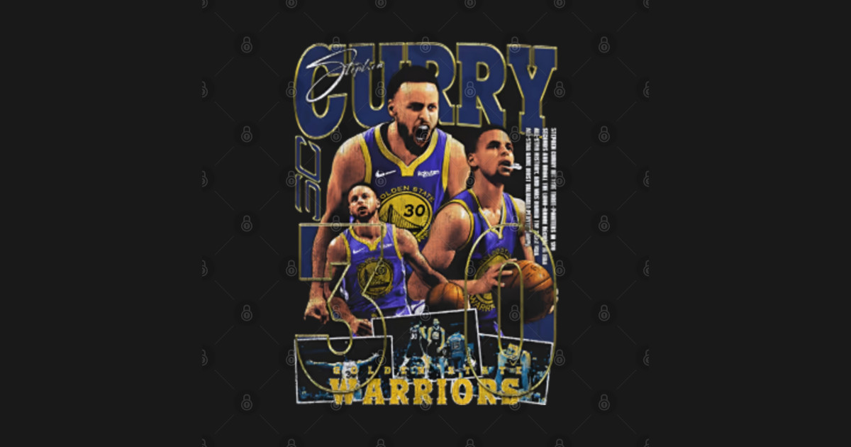 Stephen Curry Vintage Bootleg - Stephen Curry - T-Shirt | TeePublic