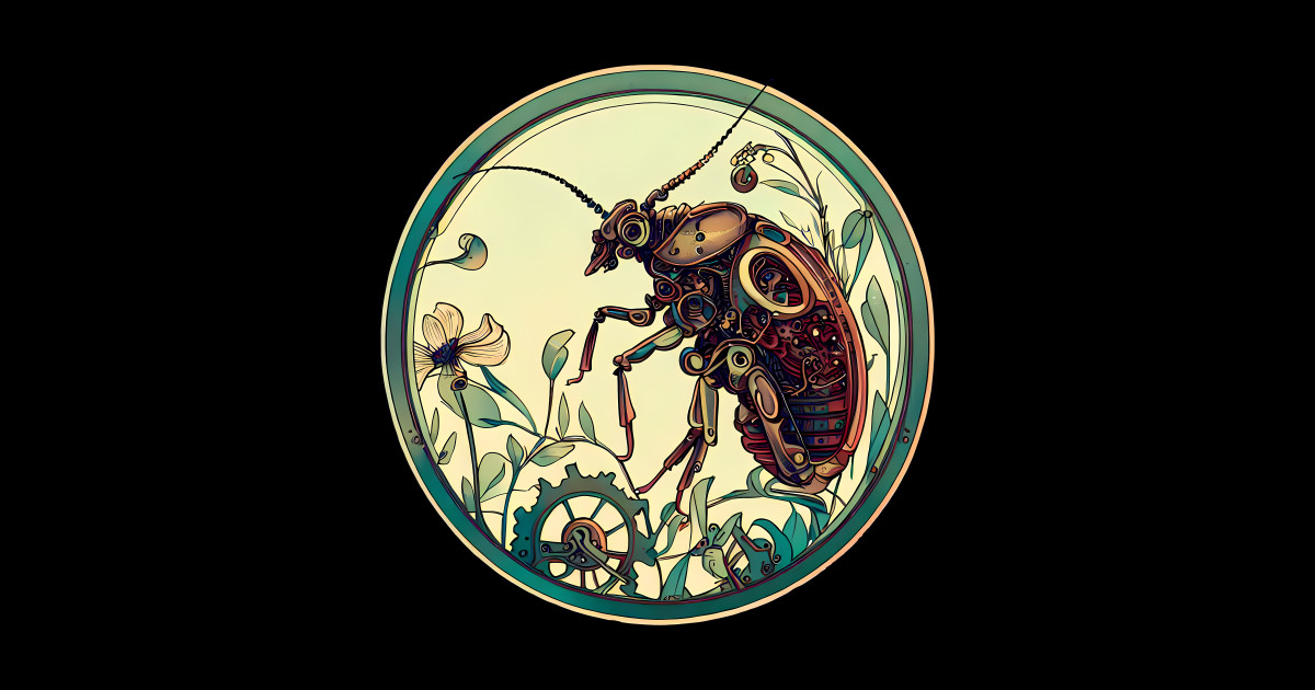 Mech Beetle - Insects - Sticker | TeePublic