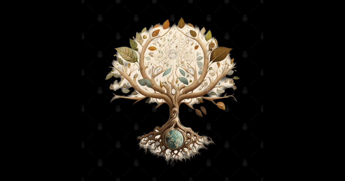 Tree of Life - Designs for a Green Future - Tree - Sticker | TeePublic