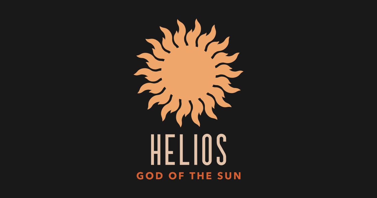 Helios Greek God of the Sun Symbol - Helios - T-Shirt | TeePublic