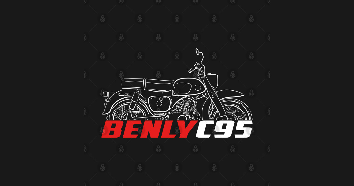 Honda C95 Benly 1959-1967 - Honda - T-Shirt | TeePublic