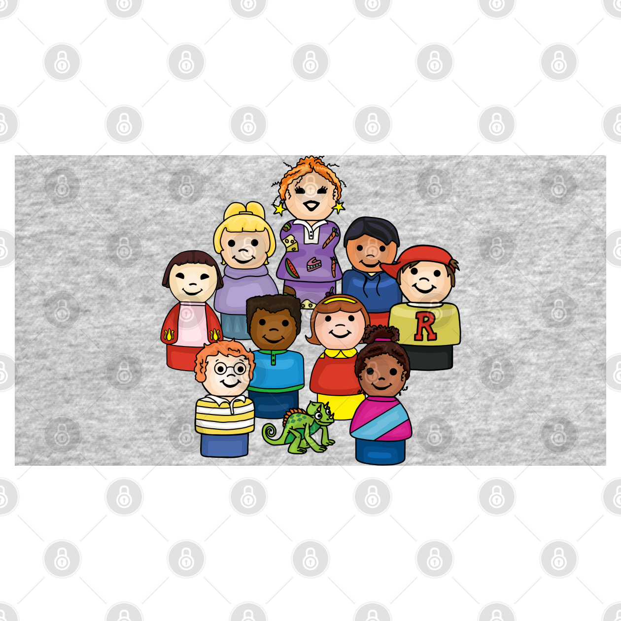 Little Magic School Bus Class Photo - The Magic School Bus - Tank Top ...