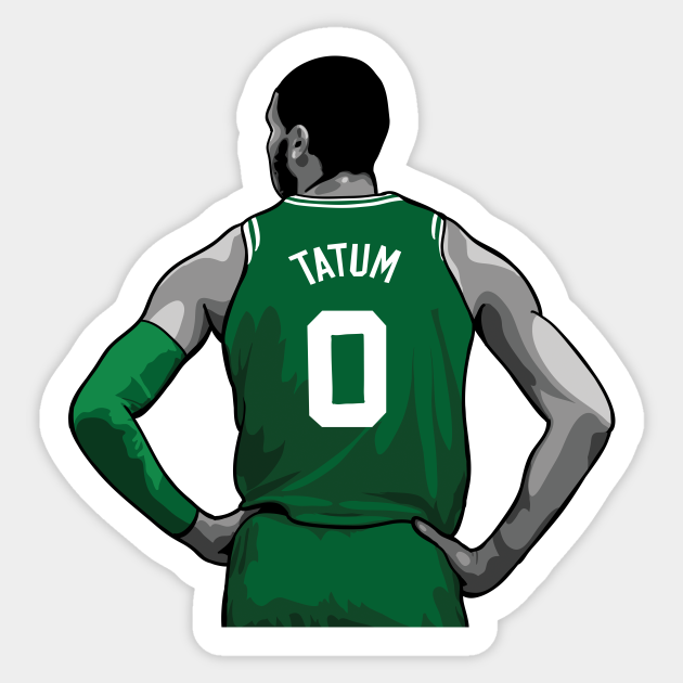 Jayson Tatum Vector Standing - Jayson Tatum - Sticker | TeePublic