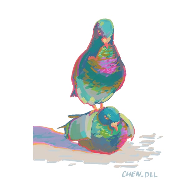 Pigeon sTACK - Pigeon - T-Shirt | TeePublic