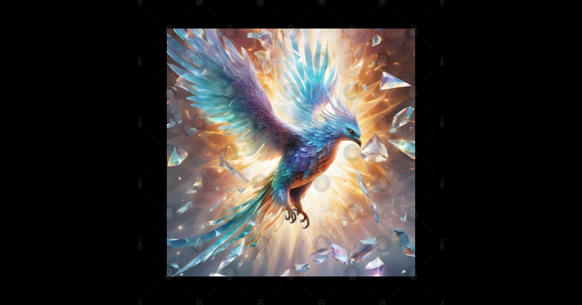 Fire Phoenix - Flaming Phoenix - Posters and Art Prints | TeePublic