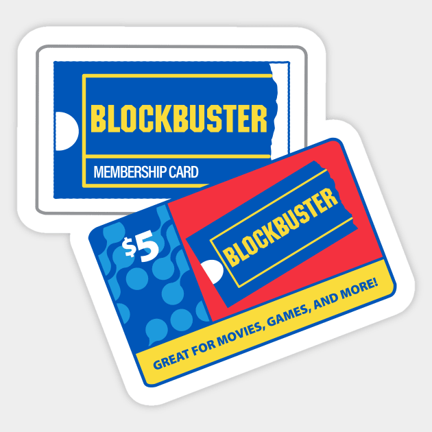 Make it a Blockbuster Night - Blockbuster Video - Sticker | TeePublic