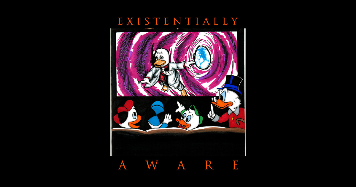 Existential Awareness - Donald Duck - T-Shirt | TeePublic