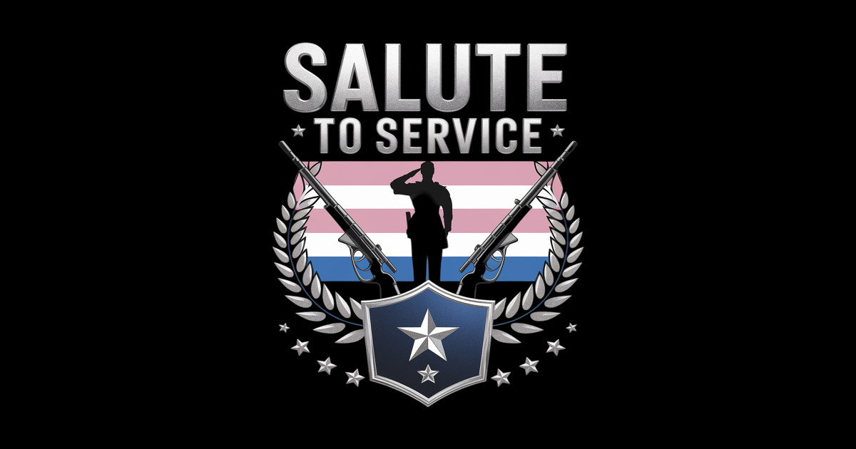 Salute Trans Military LGBT Transgender Soldiers Veteran USA - Salute ...