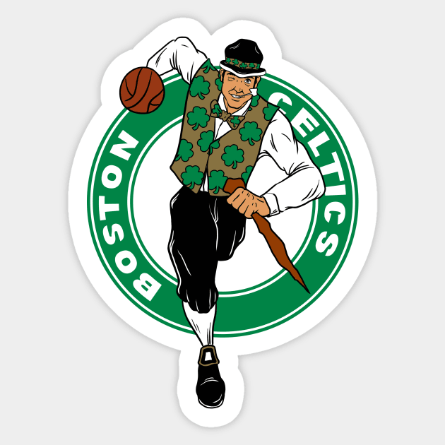 Celtics Mascot Fanart - Celtics - Sticker | TeePublic