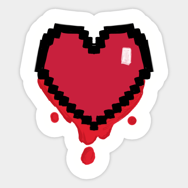 Bleeding Heart - Bleeding Heart - Sticker | TeePublic