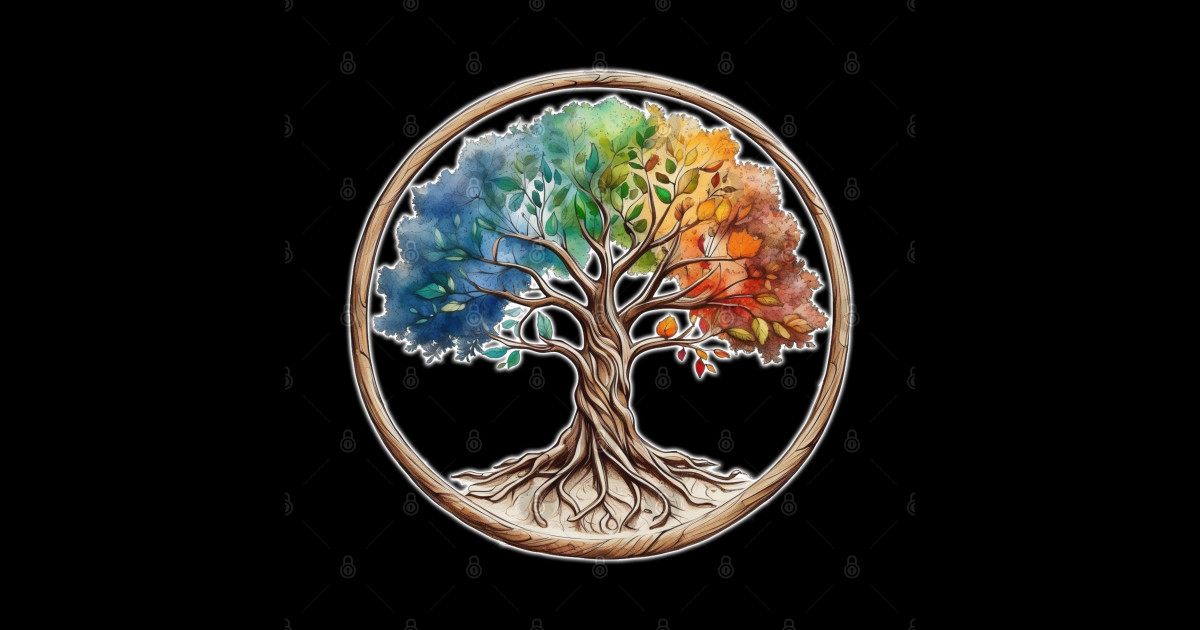 Colorful Tree Of Life - Tree Of Life - Posters and Art Prints | TeePublic