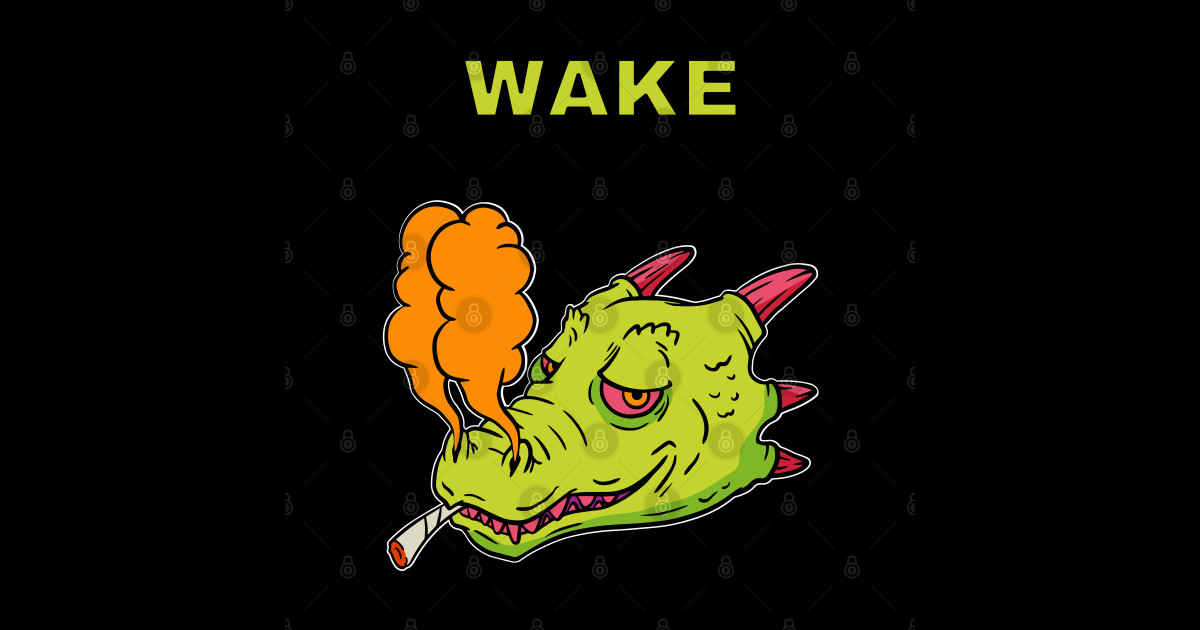 Wake And bake, Stoner Merch - Stoner - T-Shirt | TeePublic