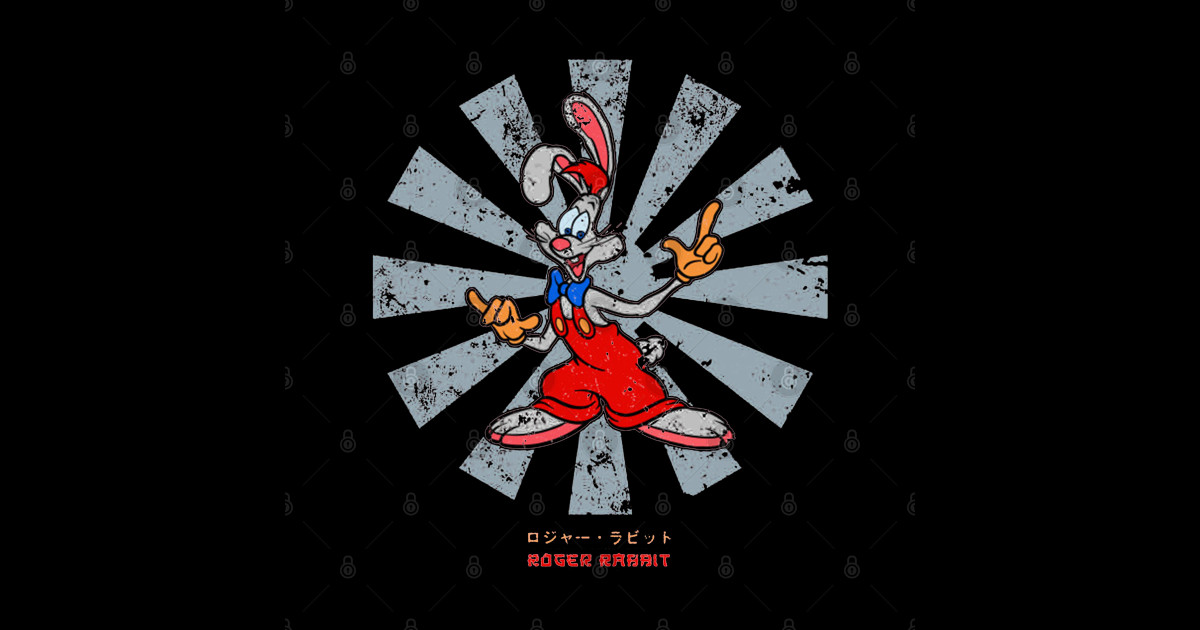 Who Framed Roger Rabbit Retro Japanese - Roger Rabbit - Posters and Art ...