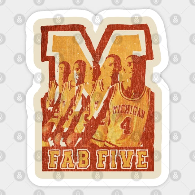 FAB FIVE TEAM - Fab Five - Sticker | TeePublic