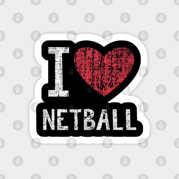I Love Netball Gift For Men Women Kids - Netball Player - Sticker ...