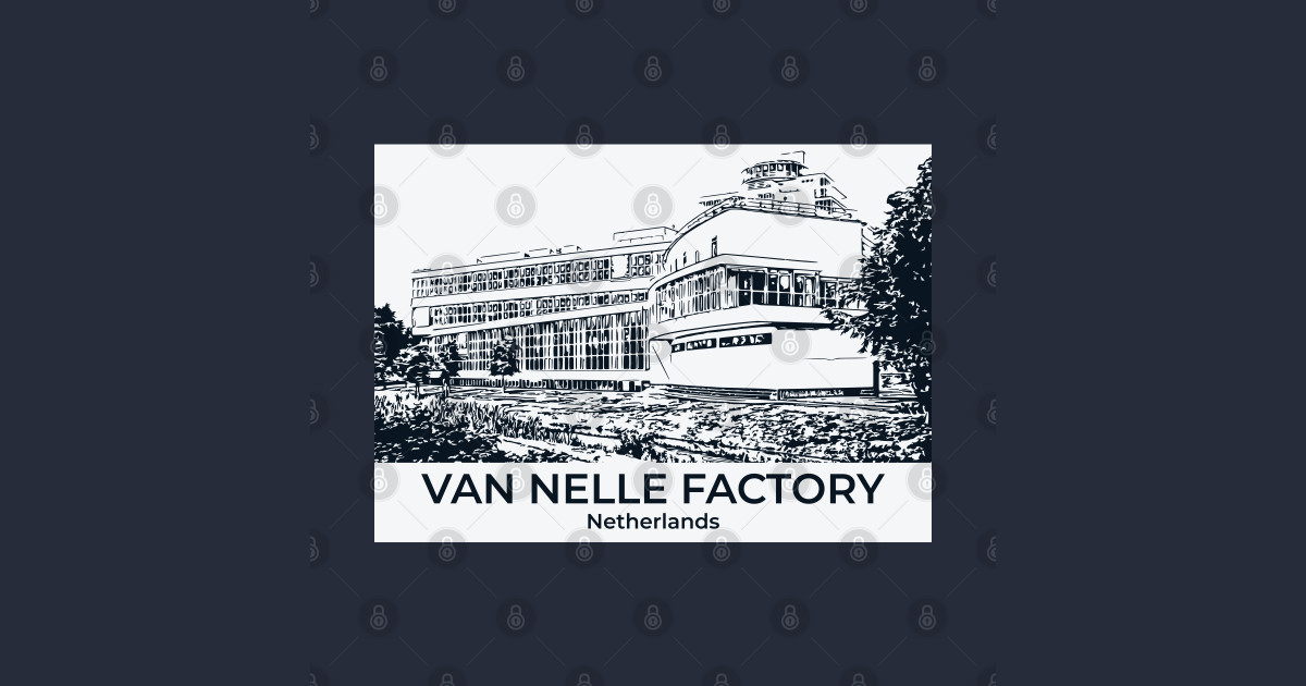Van Nelle Factory - Netherlands - Van Nelle Factory - T-Shirt | TeePublic
