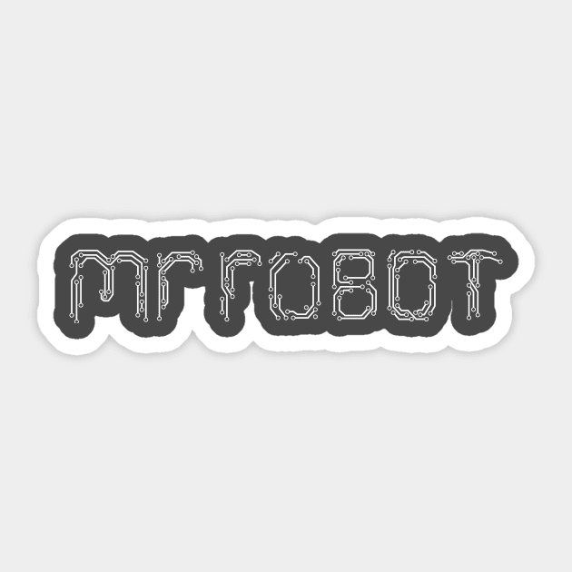 Mr Robot Circuit - Mr Robot - Sticker | TeePublic