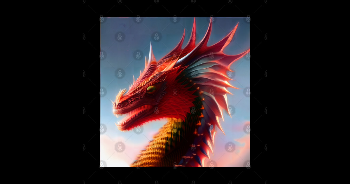 Crystal Dragons Series #17: Jagg Deviation - Dragon - Sticker | TeePublic