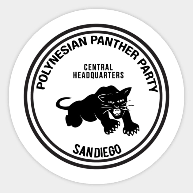 Polynesian Panthers - Polynesian Panthers - Sticker | TeePublic