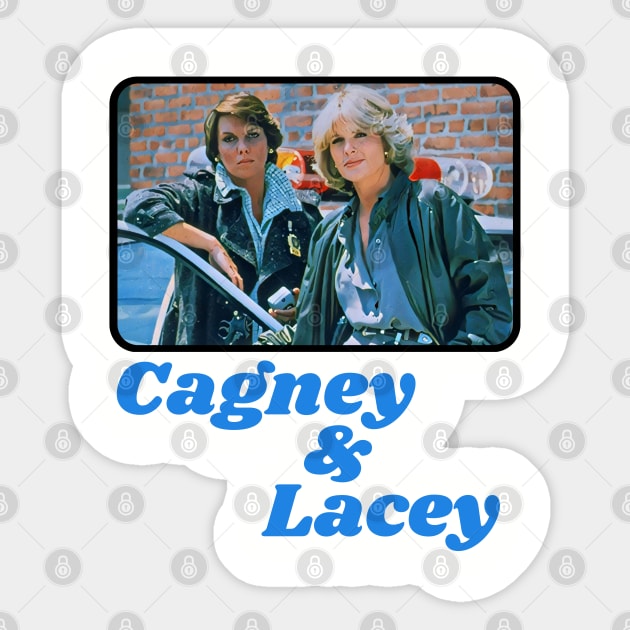 Cagney and Lacey Character Pose - Cagney And Lacey - Sticker | TeePublic
