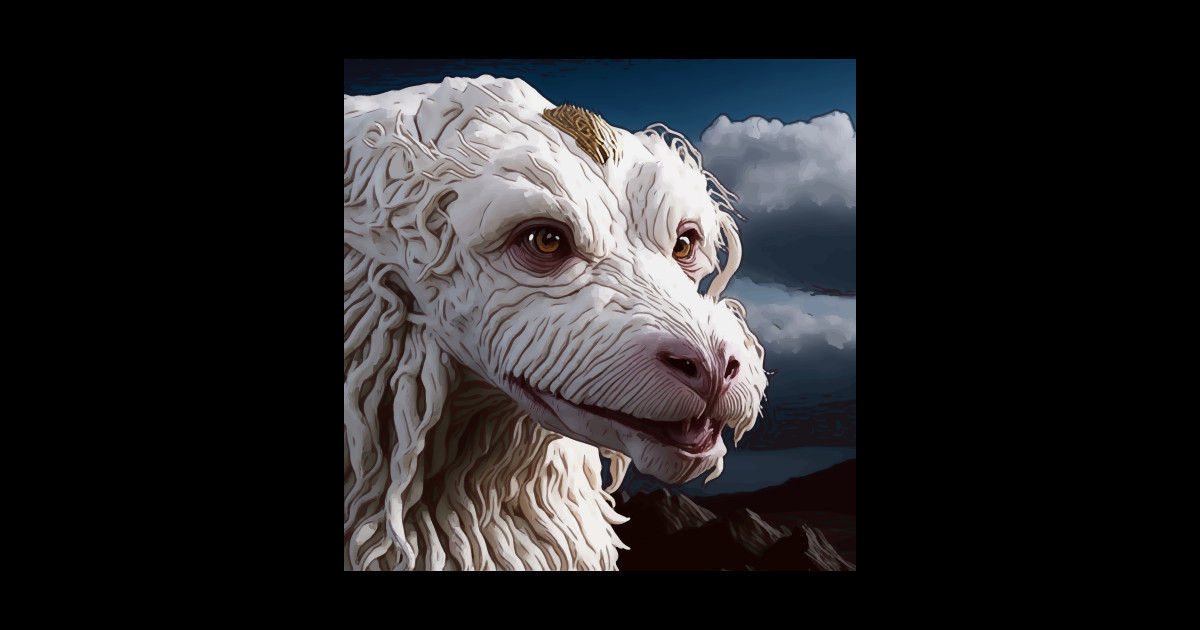 Falkor The Luck Dragon From The Neverending Story, AI Generated Art ...