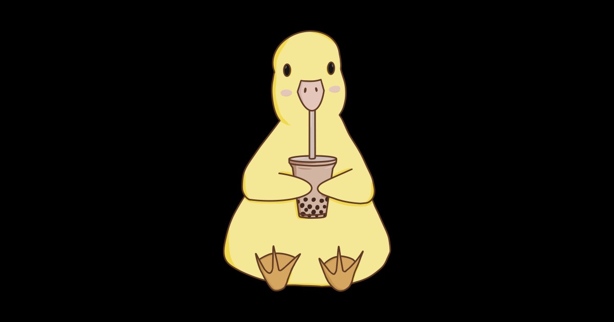 Duck Drink Boba - Ducks - Sticker | TeePublic