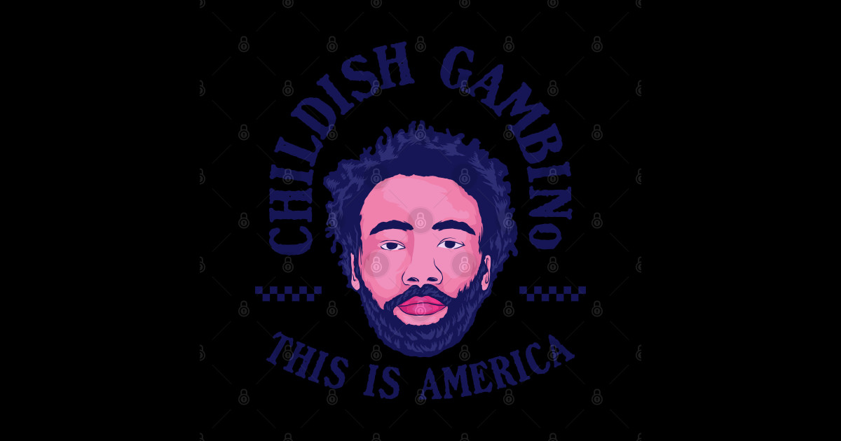Childish Gambino // Retro Style Design - Childish Gambino - Sticker ...