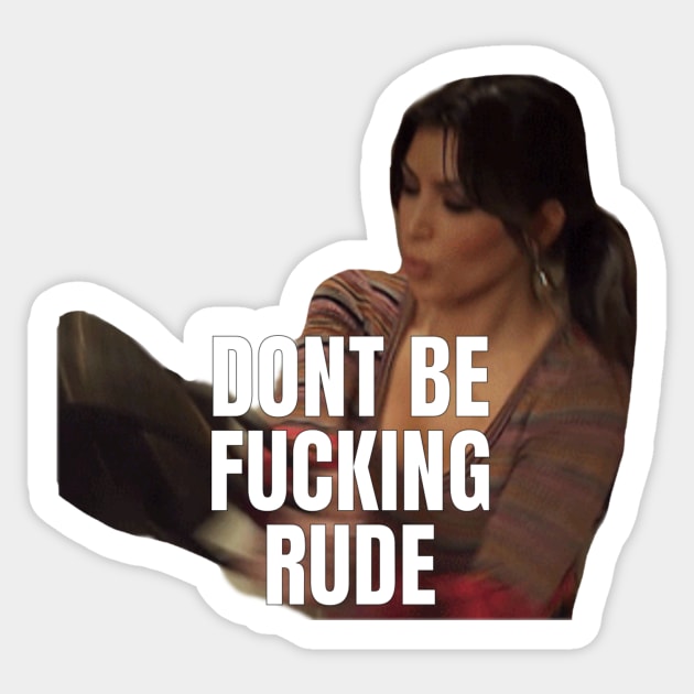 Kim Kardashian Quote - Kim - Sticker | TeePublic
