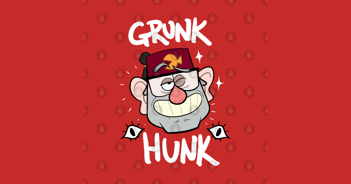 Grunk Hunk - Gravity Falls - T-Shirt | TeePublic