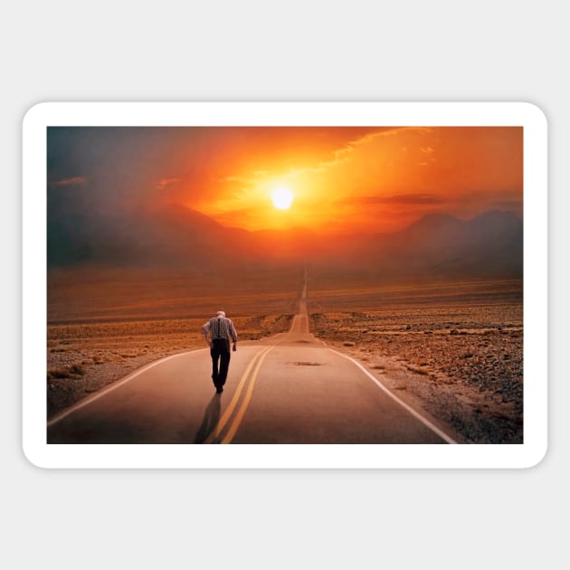 endless route - Route - Sticker | TeePublic