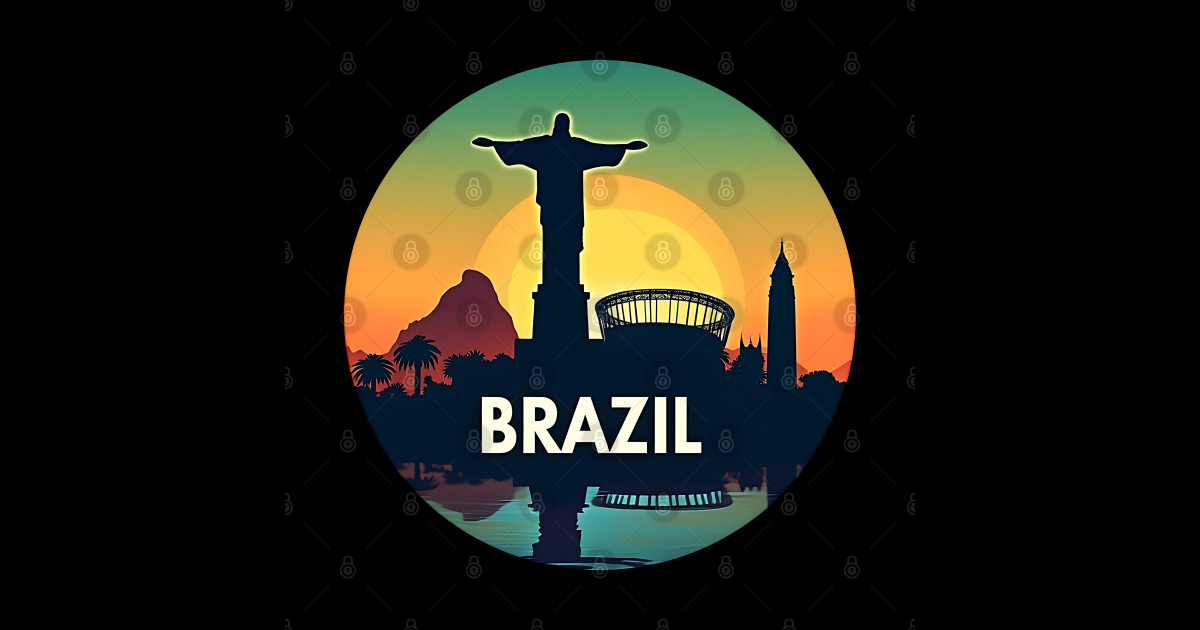 Brazil Vintage - Brazil Vintage - Sticker | TeePublic