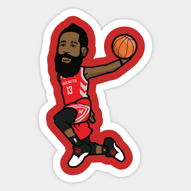 James Harden - Nba - Sticker | TeePublic