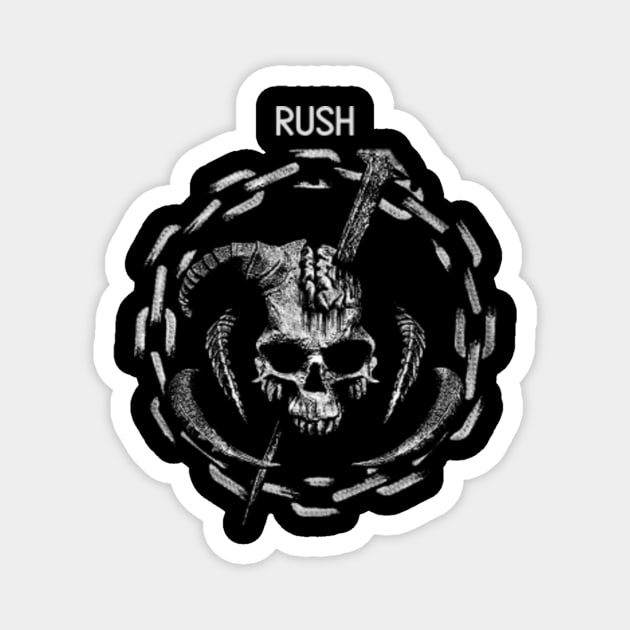 Rush Skull of Chains - Rush - Magnet | TeePublic