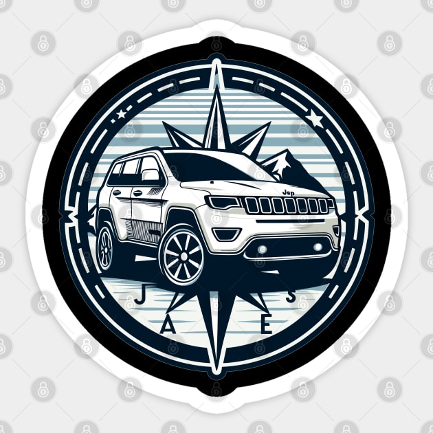 Jeep Compass - Jeep - Sticker | TeePublic