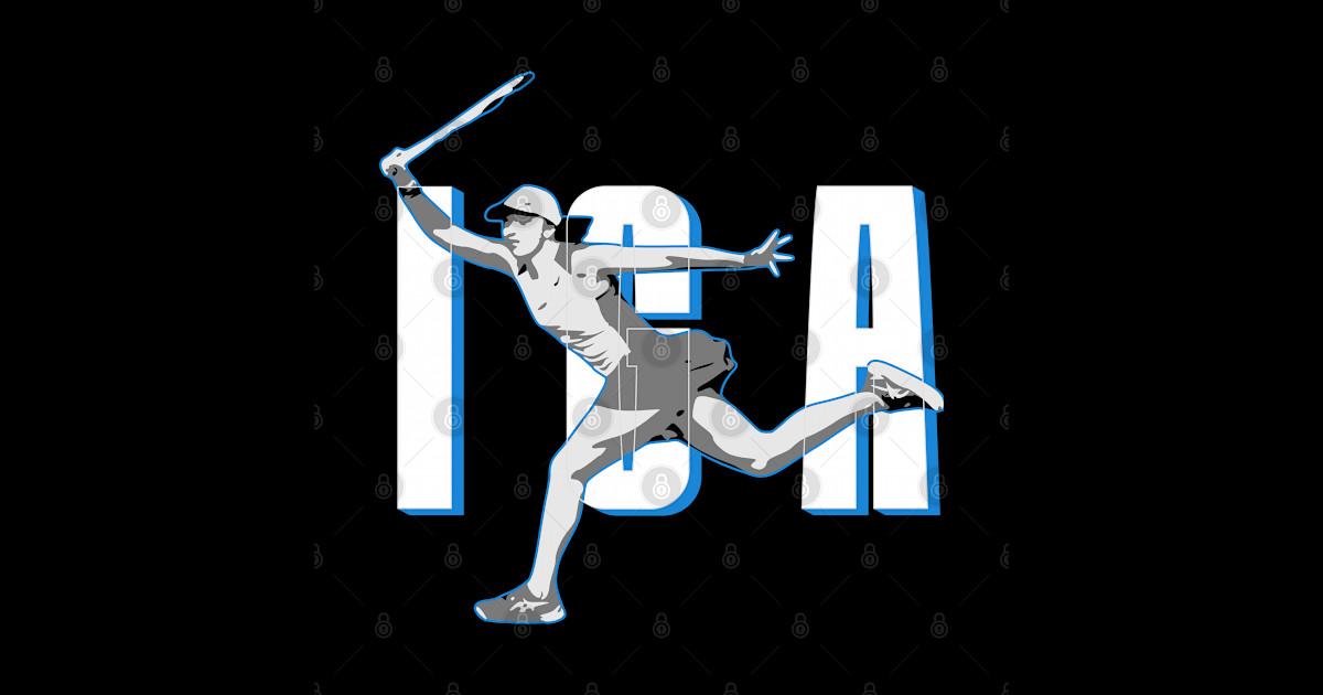 IGA Swiatek Świątek Blue - Iga Swiatek - Sticker | TeePublic