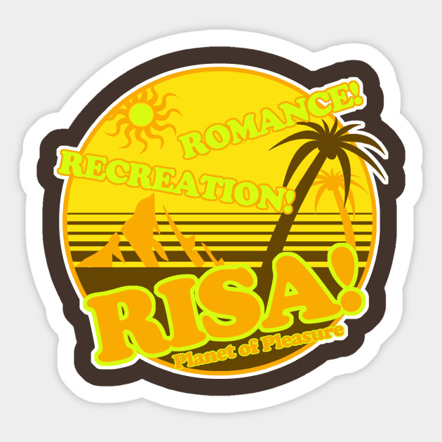 Pleasure Planet Risa - Star Trek - Sticker | TeePublic