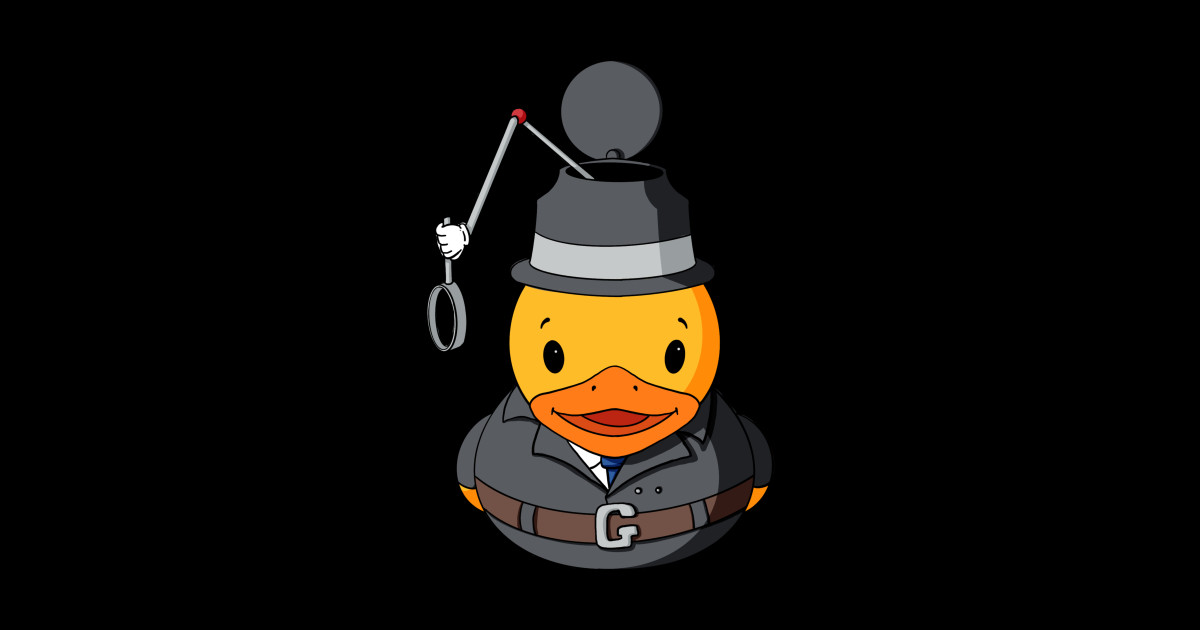 Inspector Gadget Rubber Duck - Inspector Gadget - Sticker | TeePublic