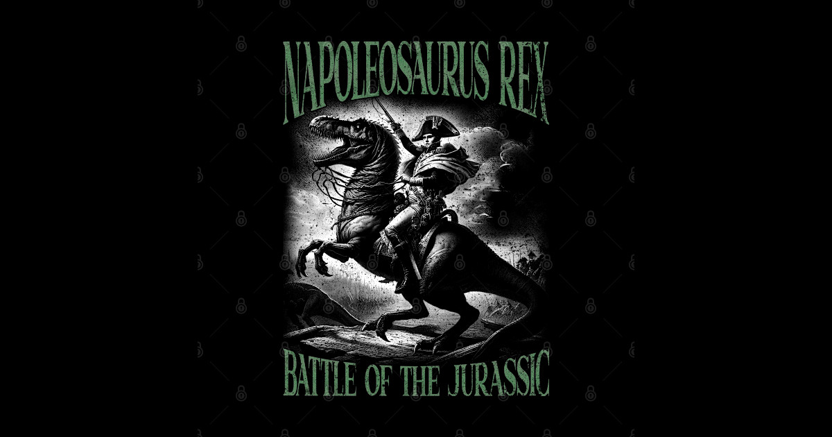 Napoleon Riding Dinosaur Epic Victory Pose - Napoleon Riding Dino ...