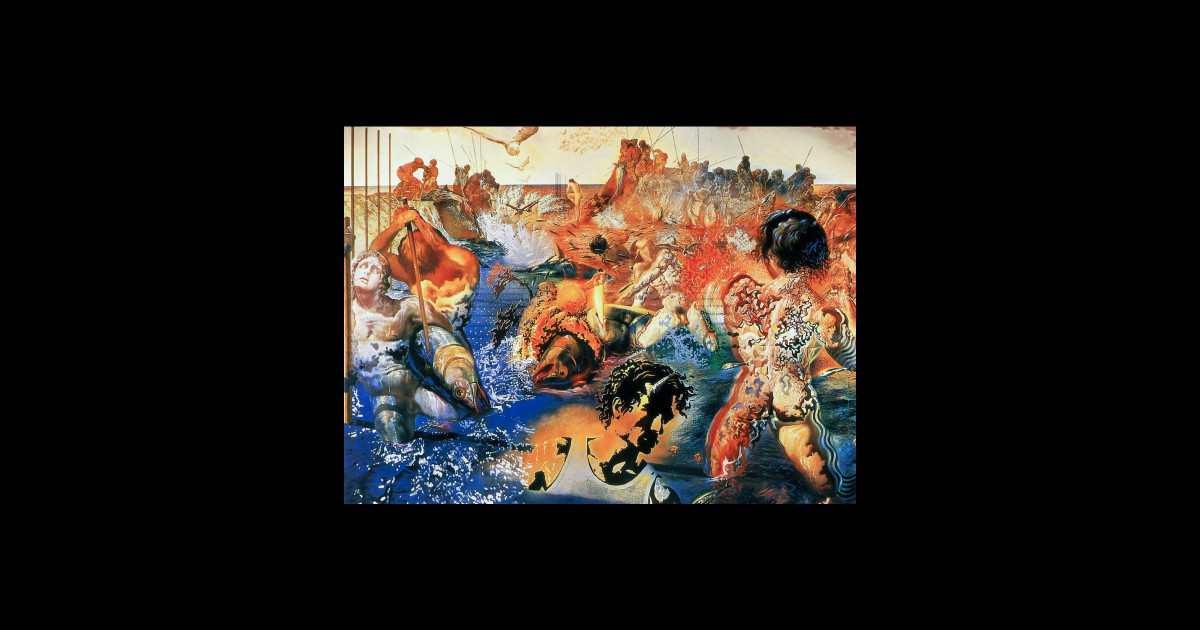 Painting Tuna Fishing Salvador Dali T-Shirt T-Shirt - Salvador Dali ...