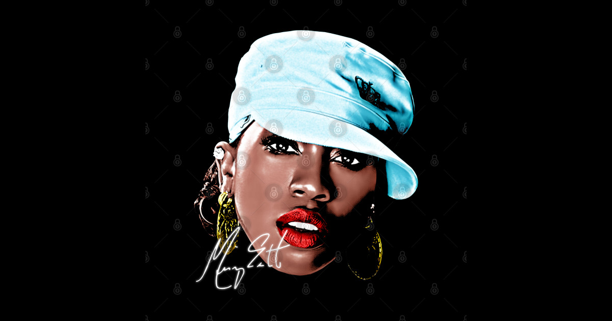 Missy Elliott 90s Face Retro Bootleg - Missy Elliott - Sticker | TeePublic