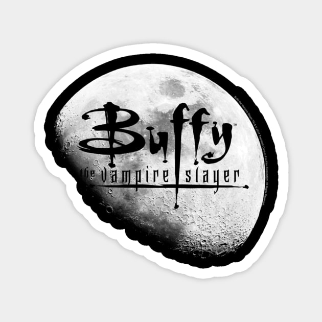 Buffy the Vampire Slayer Buffy Logo & Moon - Buffy Logo - Magnet ...