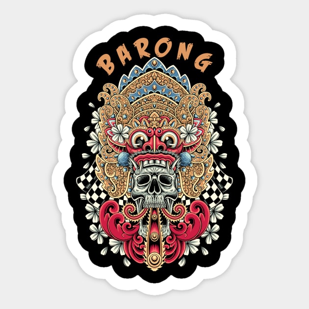 BARONG BALI DESIGN - Bali Barong - Sticker | TeePublic