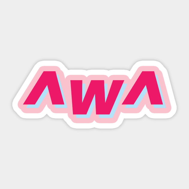 ^w^ kawaii emoji - Uwu Face - Sticker | TeePublic