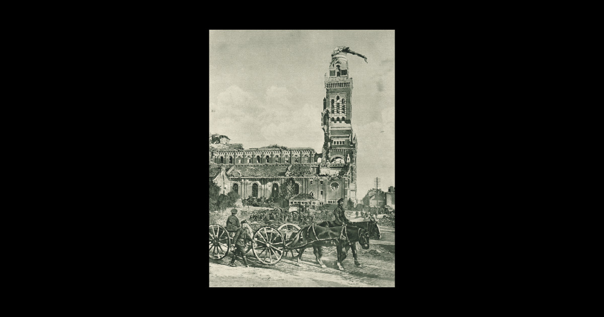 The Leaning Virgin of Albert, France WW1 - Legend - Magnet | TeePublic