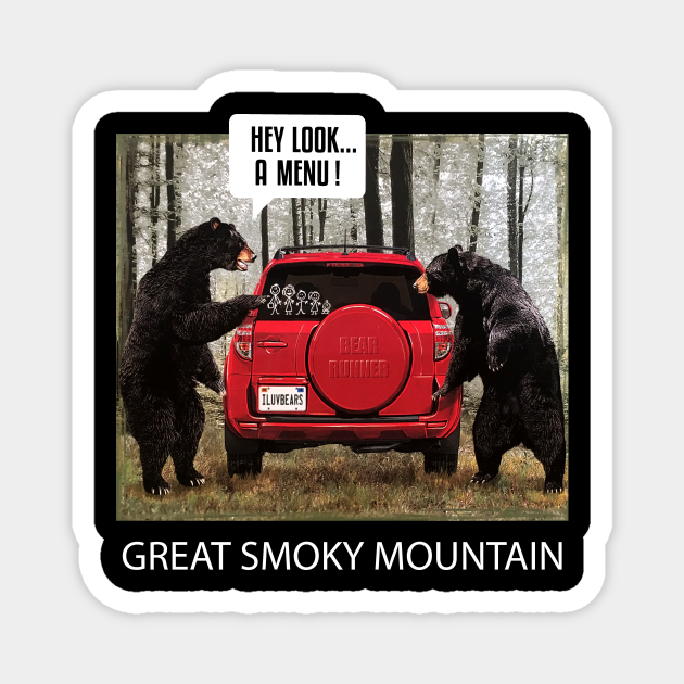 Great Smoky Mountain Bears Hey Look A Menu - Great Smoky Mountain Bears ...