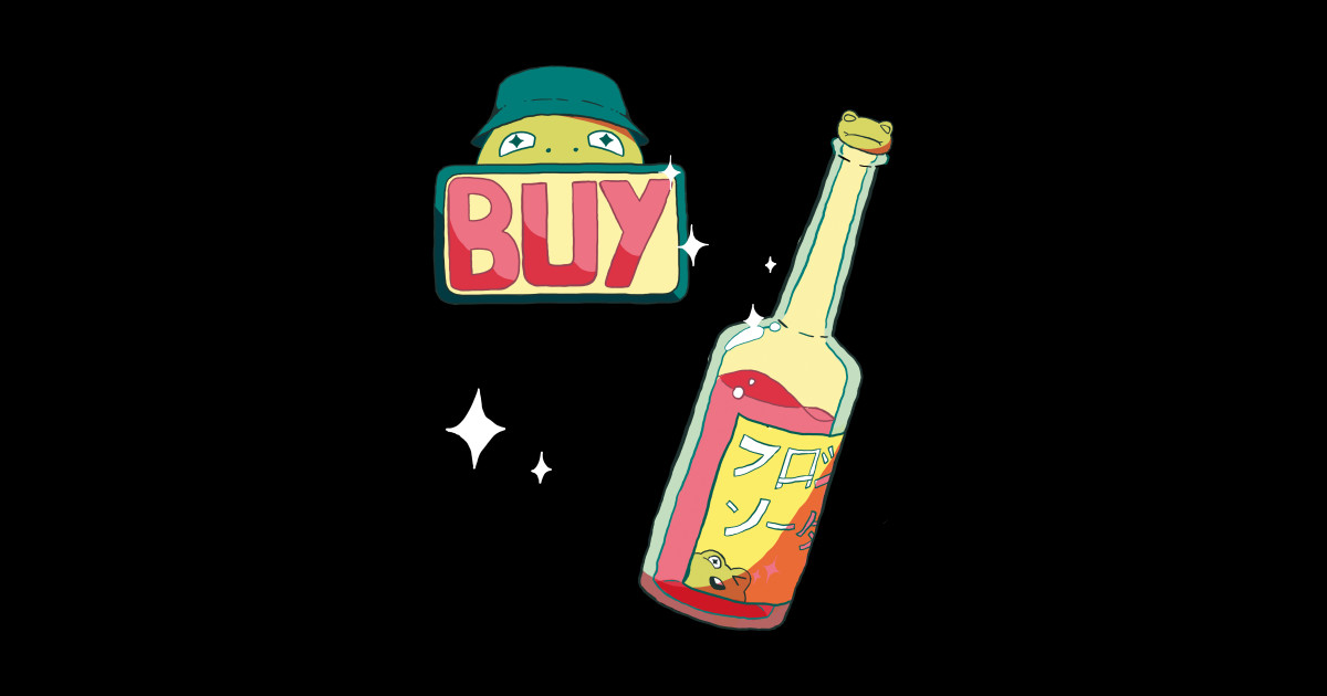 soda frog - Pop Art - Sticker | TeePublic